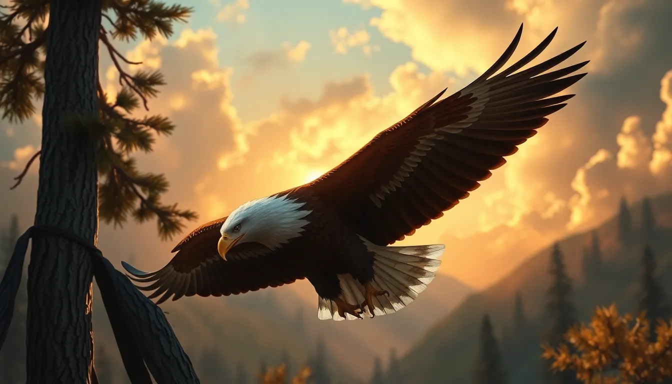 The Legend of the Great Eagle: A Cherokee Tale of Freedom and Strength - Native American Mythology