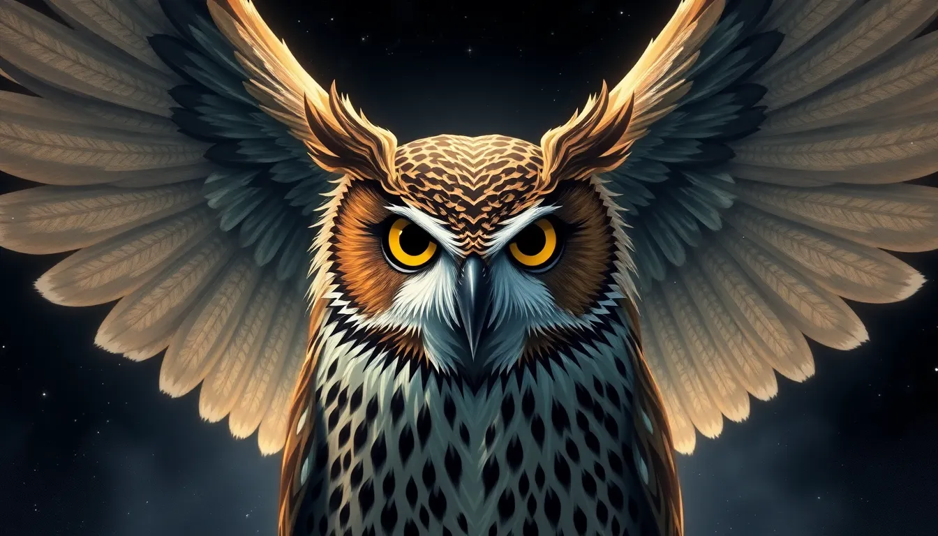 The Legend of the Great Owl: Wisdom and Protection in Ojibwe Lore ...