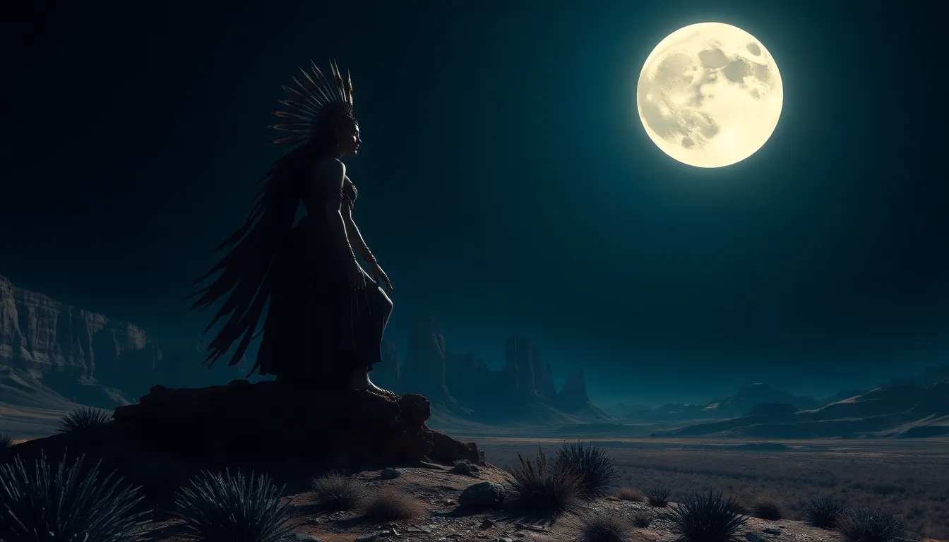 The Myth of the Navajo Moon Goddess: A Tale of Light and Shadow ...