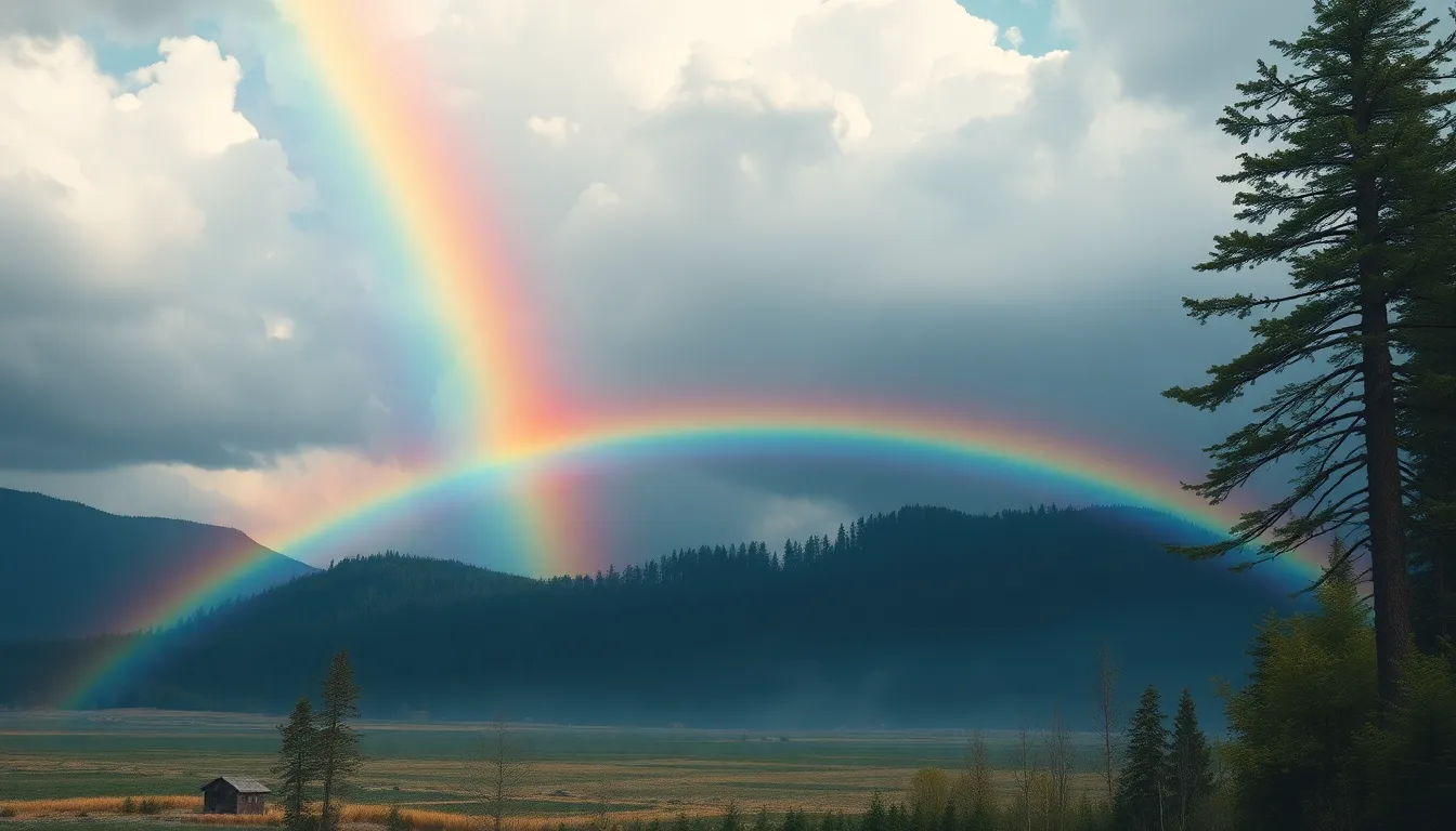 The Tale of the First Rainbow: Ojibwe Legends of Hope and Unity - Native American Mythology
